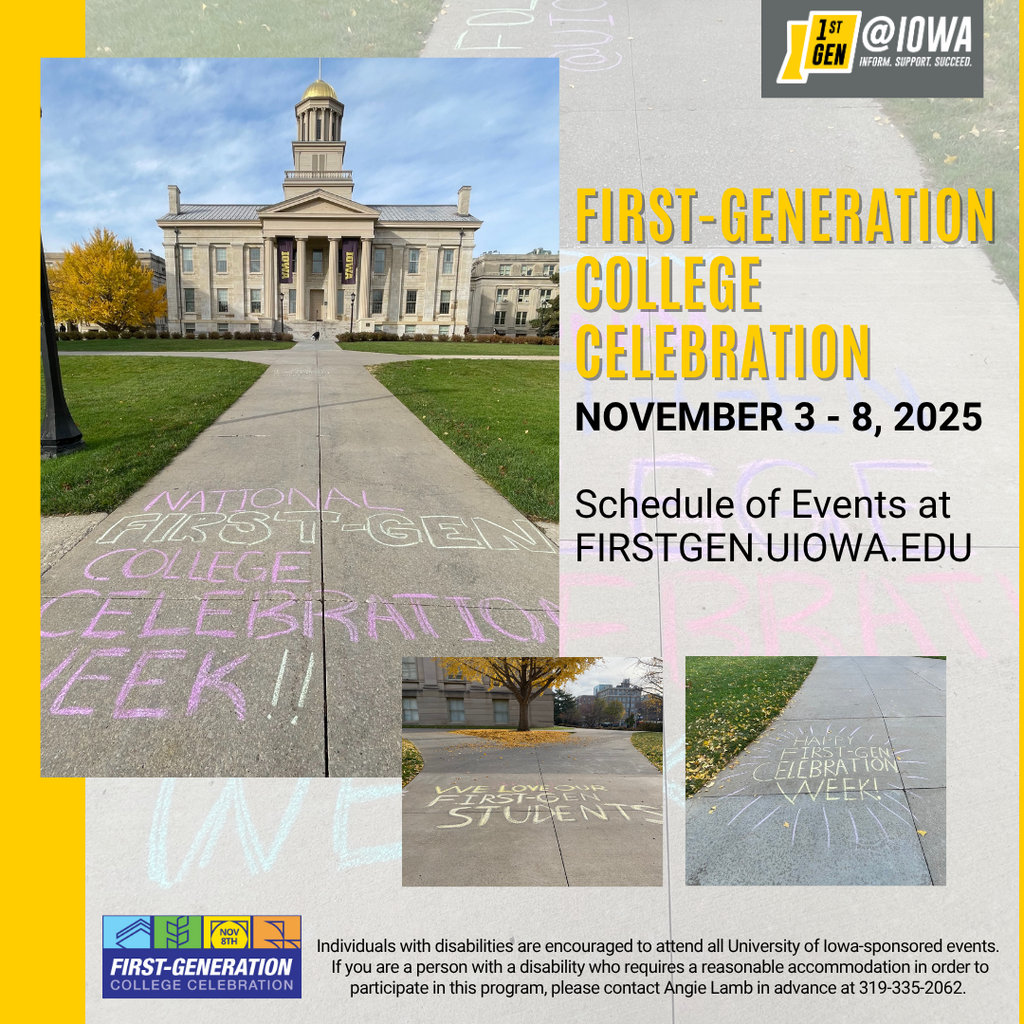 Events for CLAS students during 1st Gen Week, Nov. 3-8, 2025 | College ...